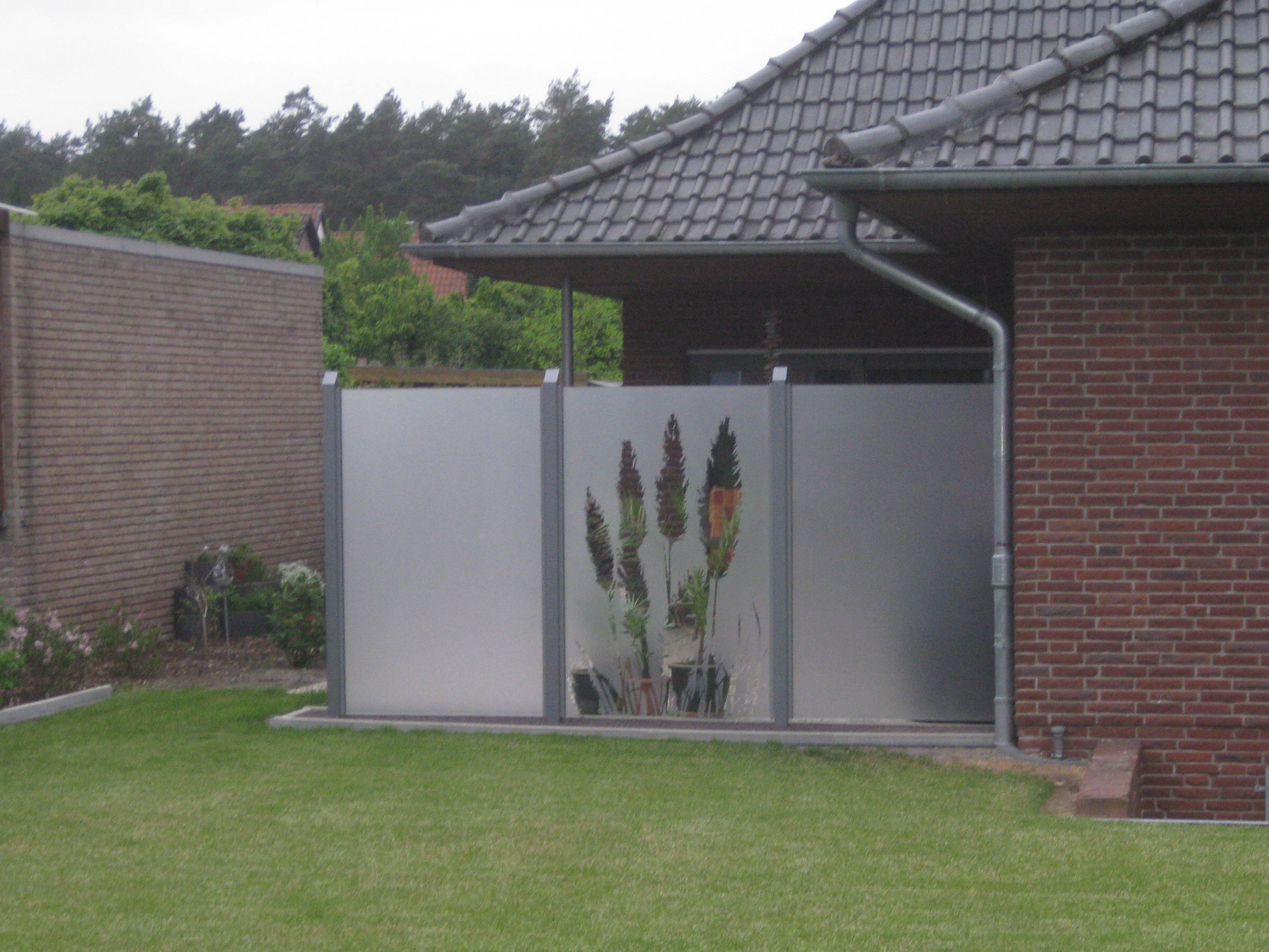 Ort: Bergen Produkt: Sichtschutzwand - Schlingmann Bauelemente GmbH